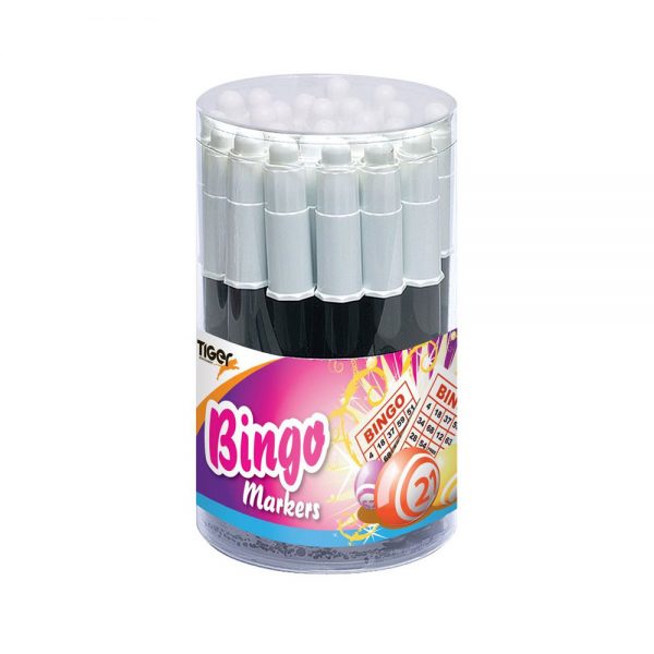 Bingo Markers/Dabbers Tub (24×8) Black (PK24) | Wholesale Stationery ...
