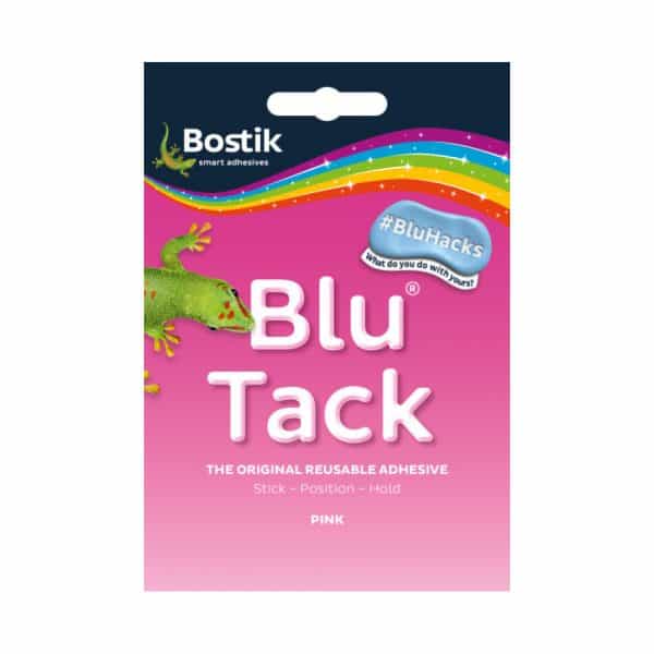 Bostik Blu Tack Handy Pink (60gm) (PK12) | Wholesale Stationery Supplies